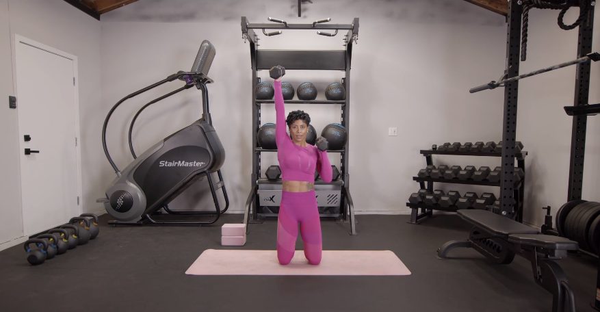 Tall Kneeling DB Alternating Press - Tru Training