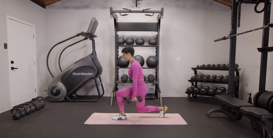 DB LUNGE to Stabilization - Tru Training