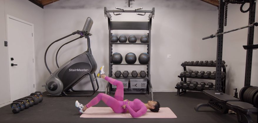 Supine Leg Sweep - Tru Training