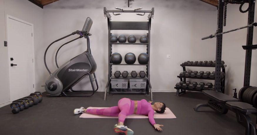 Supine Leg Sweep - Tru Training