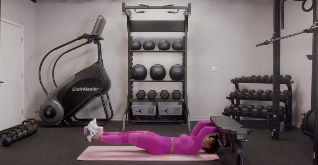 Supine Leg Sweep - Tru Training